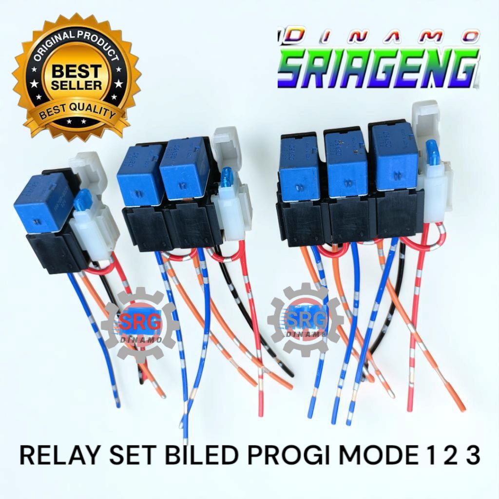 Jual KABEL RELAY BILED PROGI MODE 1 2 3 4 RELAY DENSO MINI | Shopee ...