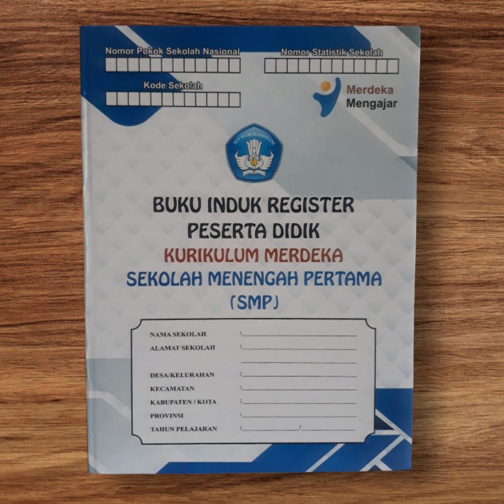 Jual BUKU INDUK REGISTER SISWA SMP KURIKULUM MERDEKA deeplearning | Shopee Indonesia