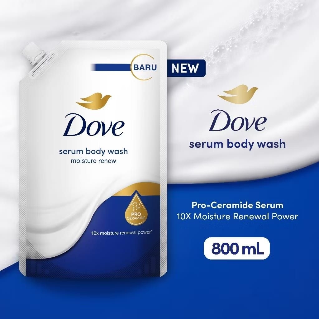 Jual Dove Body Wash Deeply Nourishing 800ml Sabun Mandi Lembut Refill ...