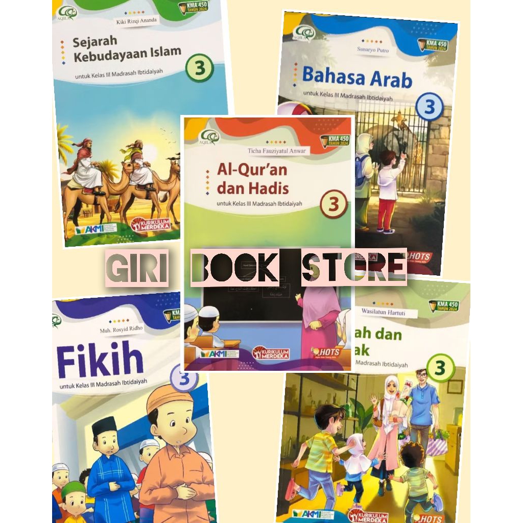 Jual Buku Aqila Tiga Serangkai Kelas 3 MI/SD Kurikulum Merdeka KMA 450 Revisi Terbaru | Shopee ...