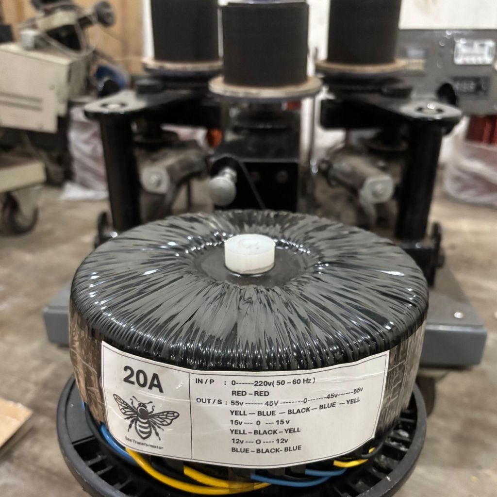 Jual TRAFO TOROID DONAT 20A CT 55V 45V (BEE TRANSFORMATOR) | Shopee ...