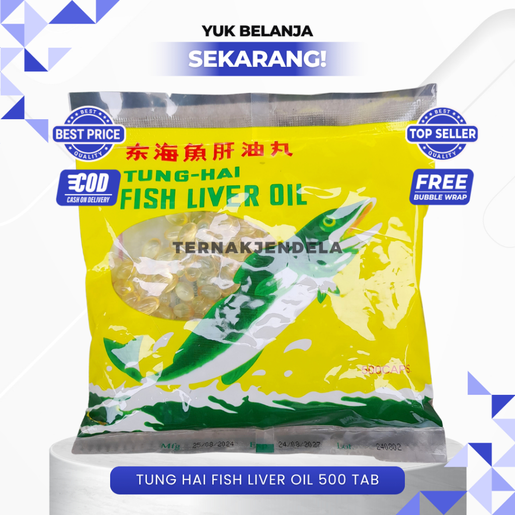 Jual TUNG HAI FISH LIVER OIL 500 TAB - TUNG HAI FISH LIVER OIL (500 ...