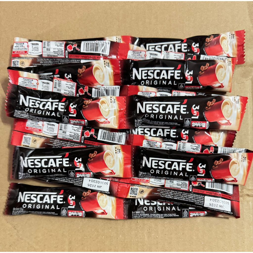 Jual Nescafe 3in1 Original 1Renceng isi 10Sachet | Shopee Indonesia