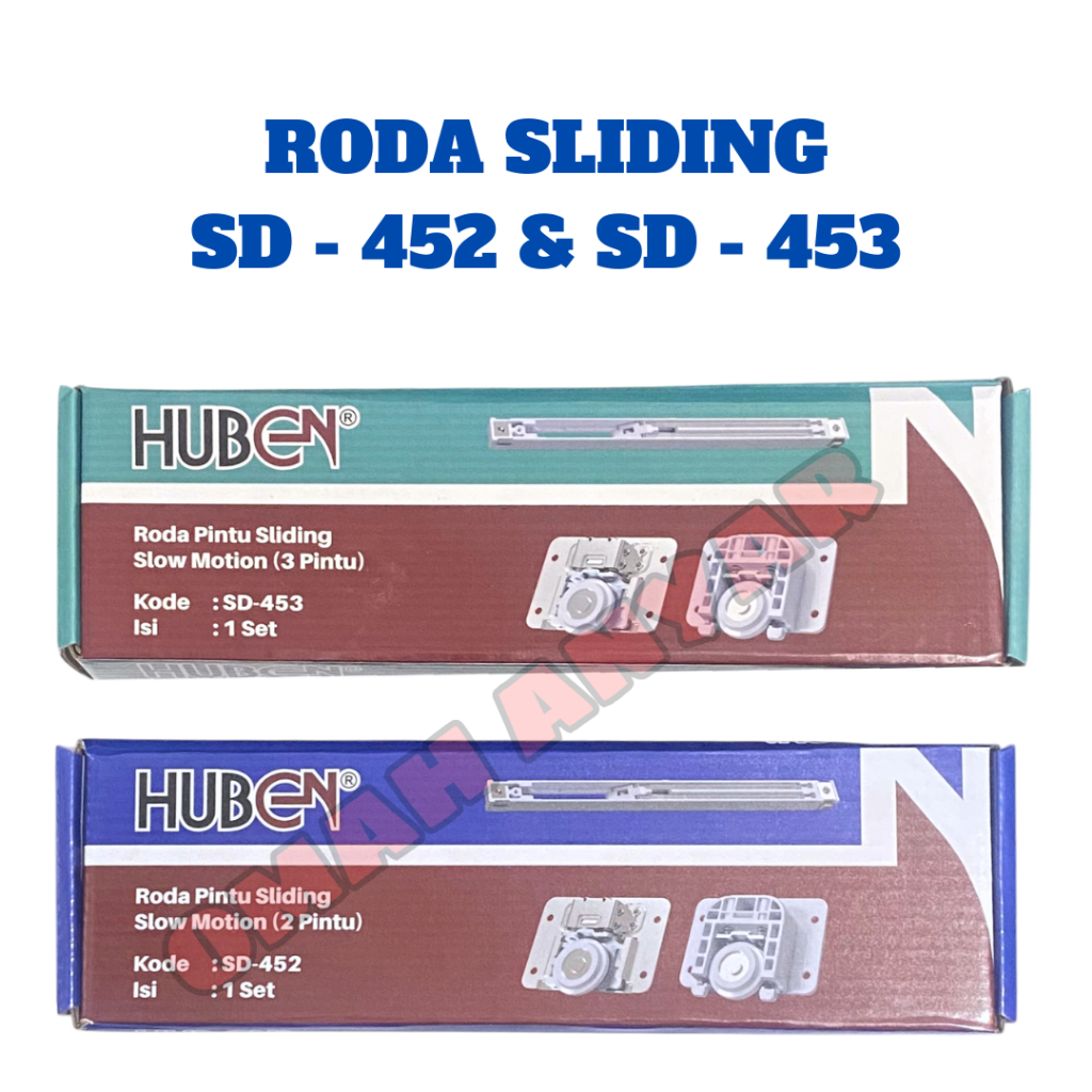 Jual Roda Rel Sliding SD AS 452 453 Lemari Pintu Sliding Slow Motion ...