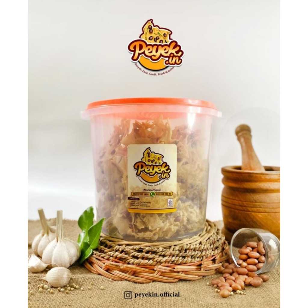 Jual Peyek in - Rempeyek, Peyek Rebon, Peyek Kacang -Toples 5lt ...