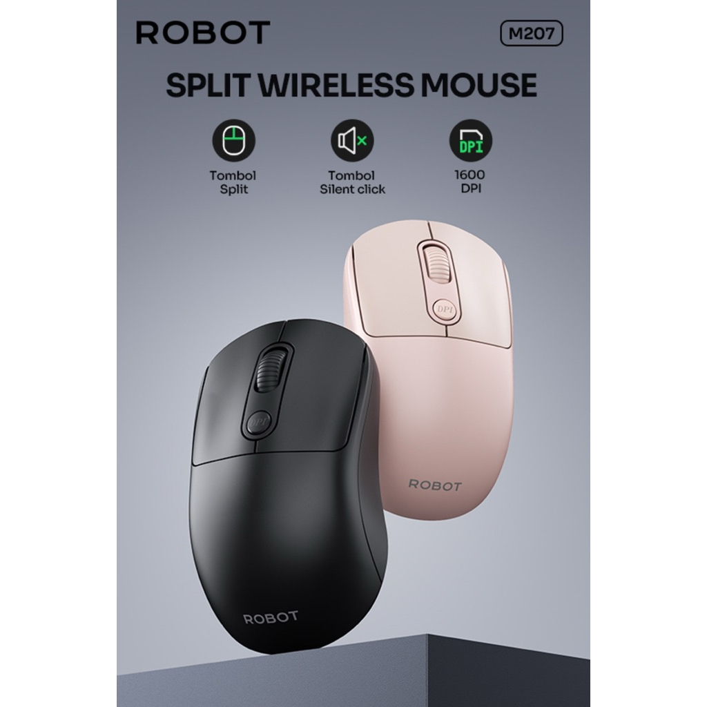 Jual MOUSE WIRELESS ROBOT OLIKE M102S M200 M203 M100 M207 M220 M260 M370 M390 Wireless Mouse ...