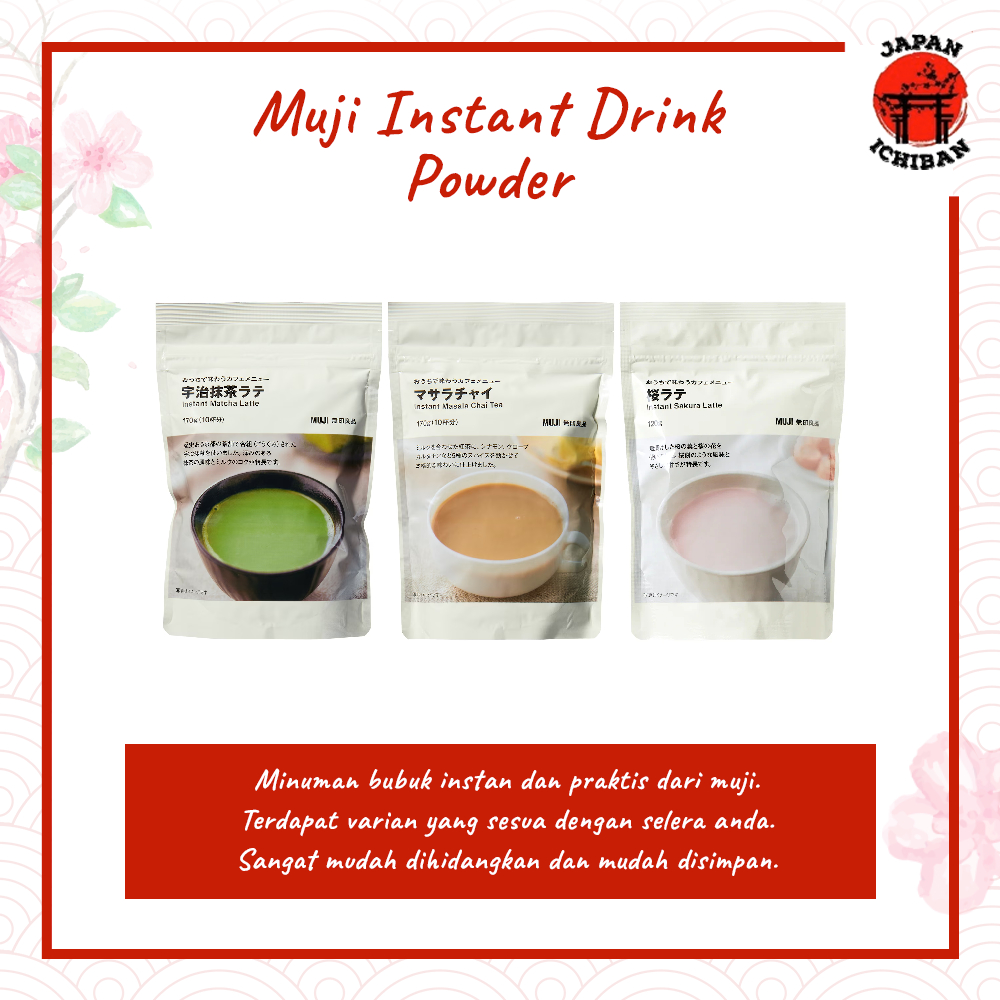 Jual Muji Instant Drinks Powder - Bubuk Minuman Instant Muji Matcha ...