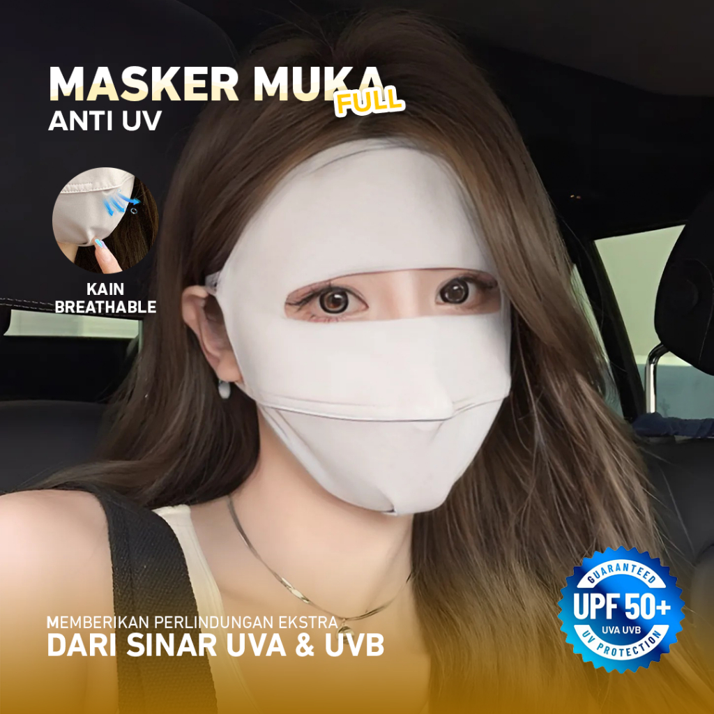 Jual Masker Wajah Full Face Anti UV | Masker Motor Penutup Wajah | Masker Full Face Motor Anti ...