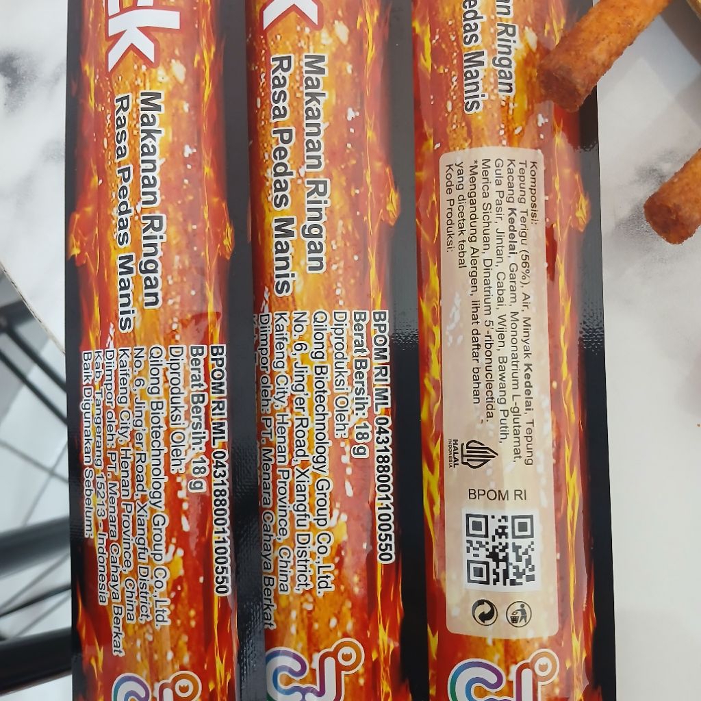 Jual NEW *GIANT STIK* (JUMBO STIK) SNACK KEMBANG TAHU (1 PACK@20 PCS ...