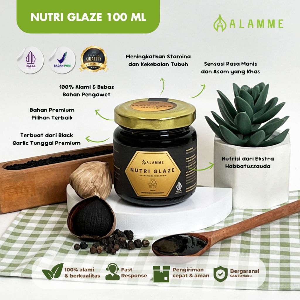 Jual Alamme - Nutri Glaze 100ml Suplemen Herbal Alami Ekstra ...