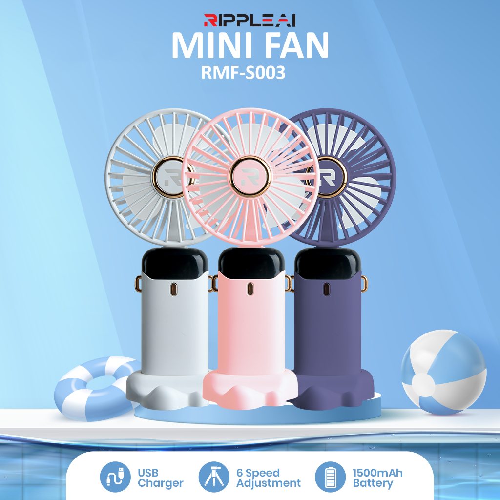Jual Ripple KIPAS ANGIN MINI Kipas Multi-function FAN PORTABLE / Mini ...