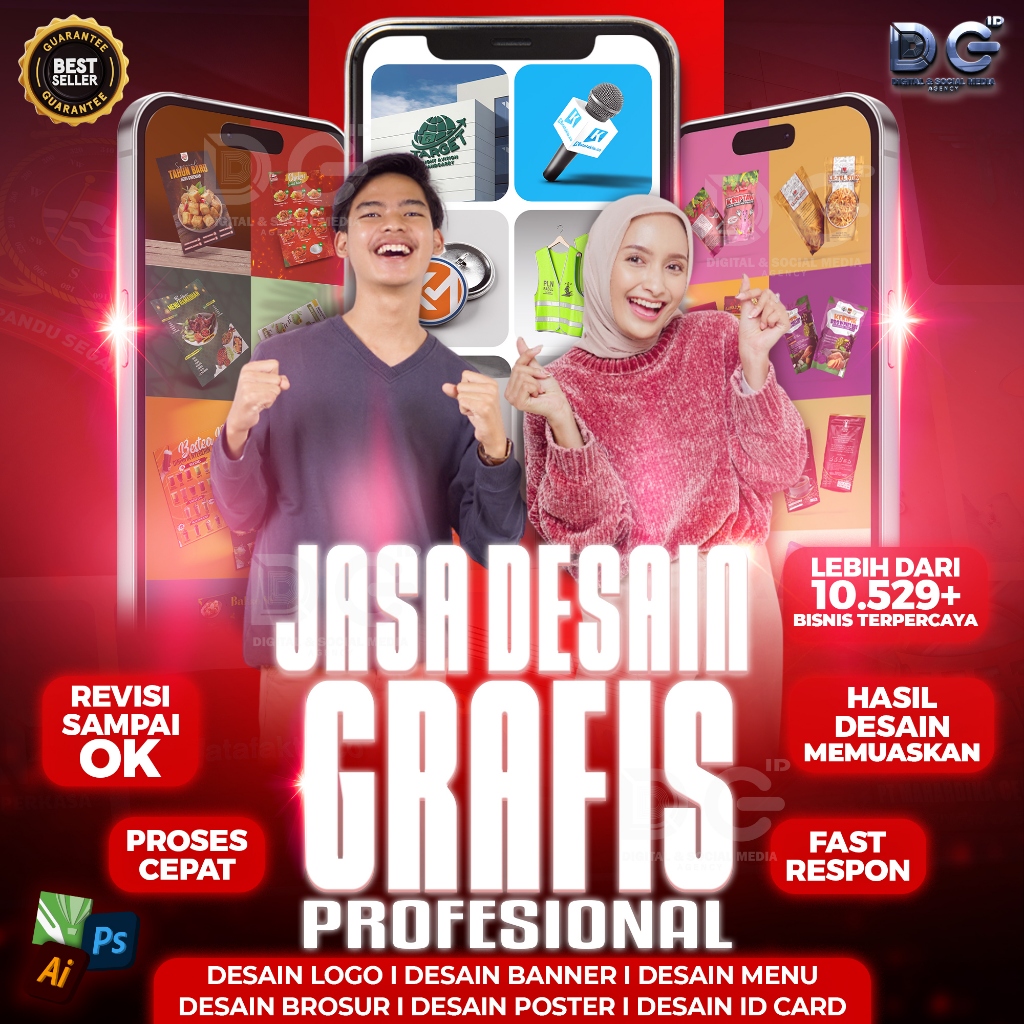 Jual Jasa Desain Grafis Unik & Kreatif – Logo, Kemasan, Banner, Brosur ...