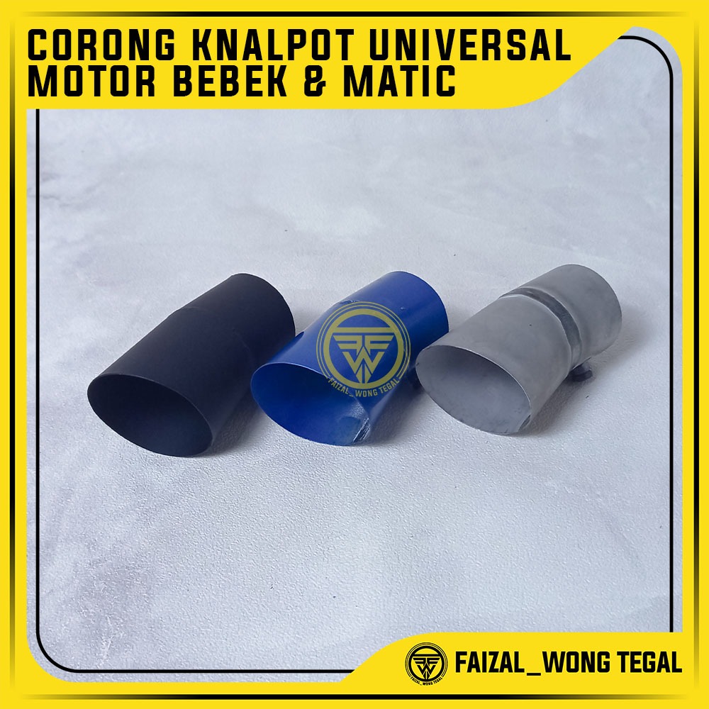Jual CORONG KNALPOT UNIVERSAL MOTOR BEBEK DAN MATIC BAHAN PLAT BESI ...