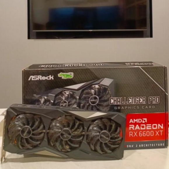 Jual VGA ASROCK RX 6600 XT / RX 6600XT Challenger pro 8gb triple fan 3 fan | 2ND FULL BOX ...