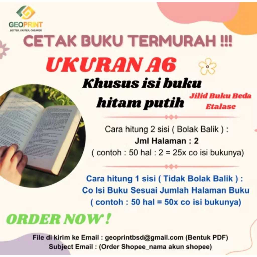 Jual ISI BUKU HITAM PUTIH A6/NOVEL/CERPEN/BUKU TULIS/NOTE | Shopee ...