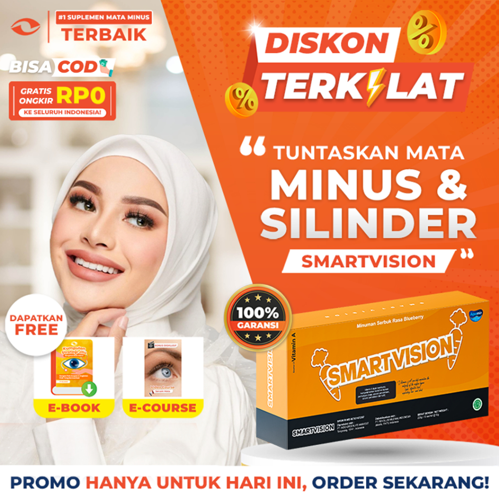Jual [FLASH SALE] Smart Vision - 1 Box Suplemen Vitamin Mata Untuk ...