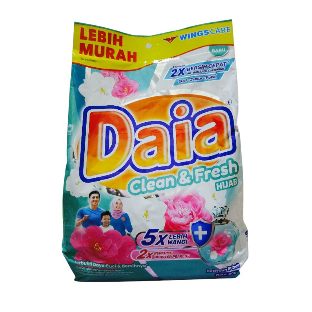 Jual Daia Deterjen Bubuk Clean & Fresh Hijab 800g | Shopee Indonesia