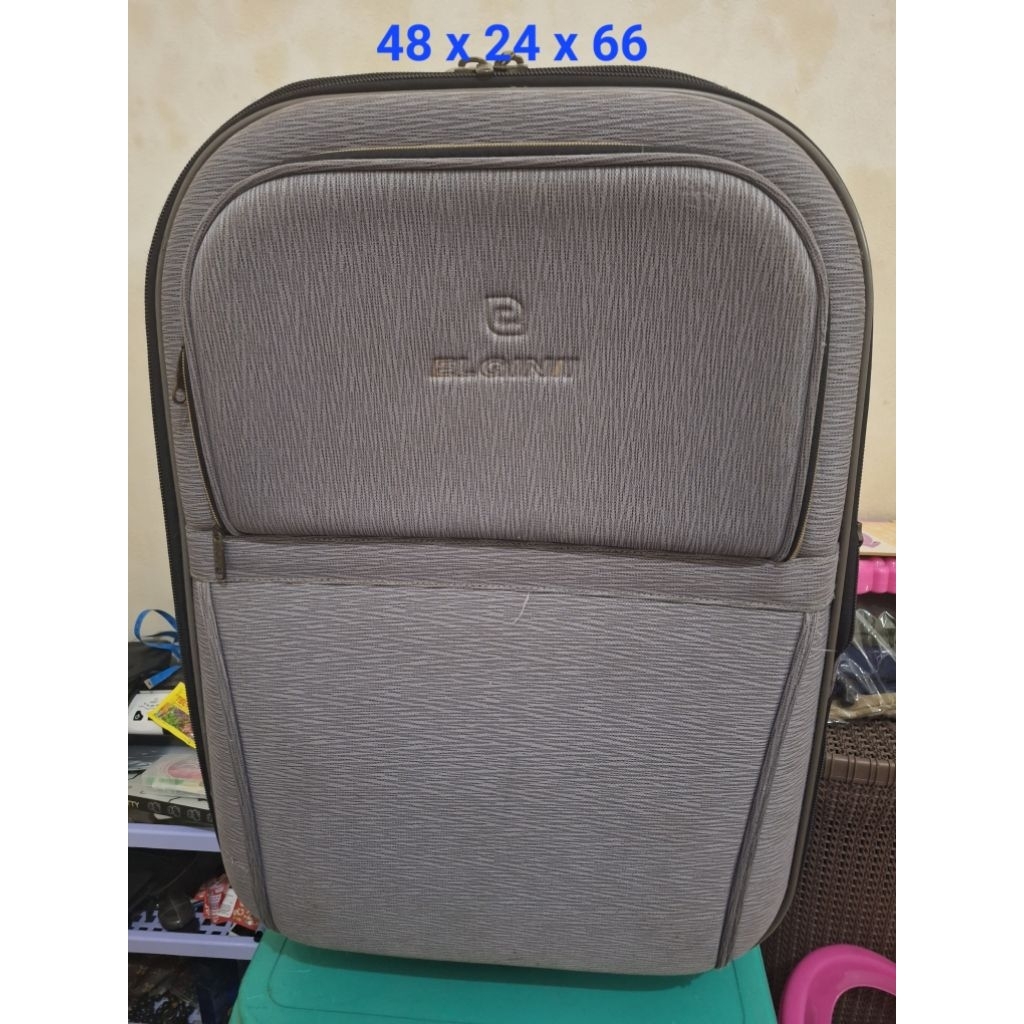 Jual Koper branded Uk 48 x 24 x 66 Warna abu abu Limited edition Barang ...