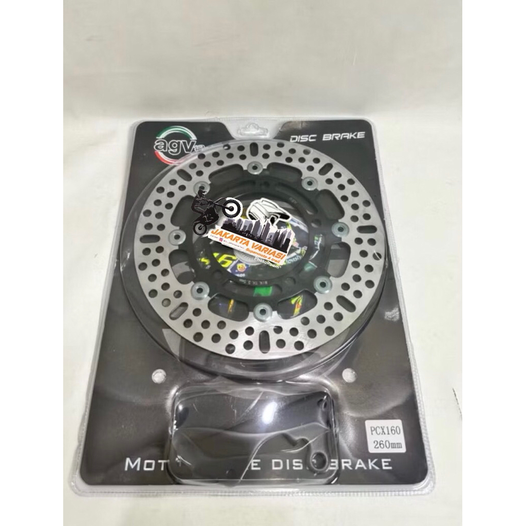 Jual Piringan Cakram Disc Brake Depan Honda PCX 160 Uk 260MM CBS Lubang ...