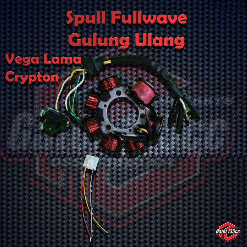 Jual Spul spull Fullwave Vega lama Crypton kode 4st fullsett tinggal ...