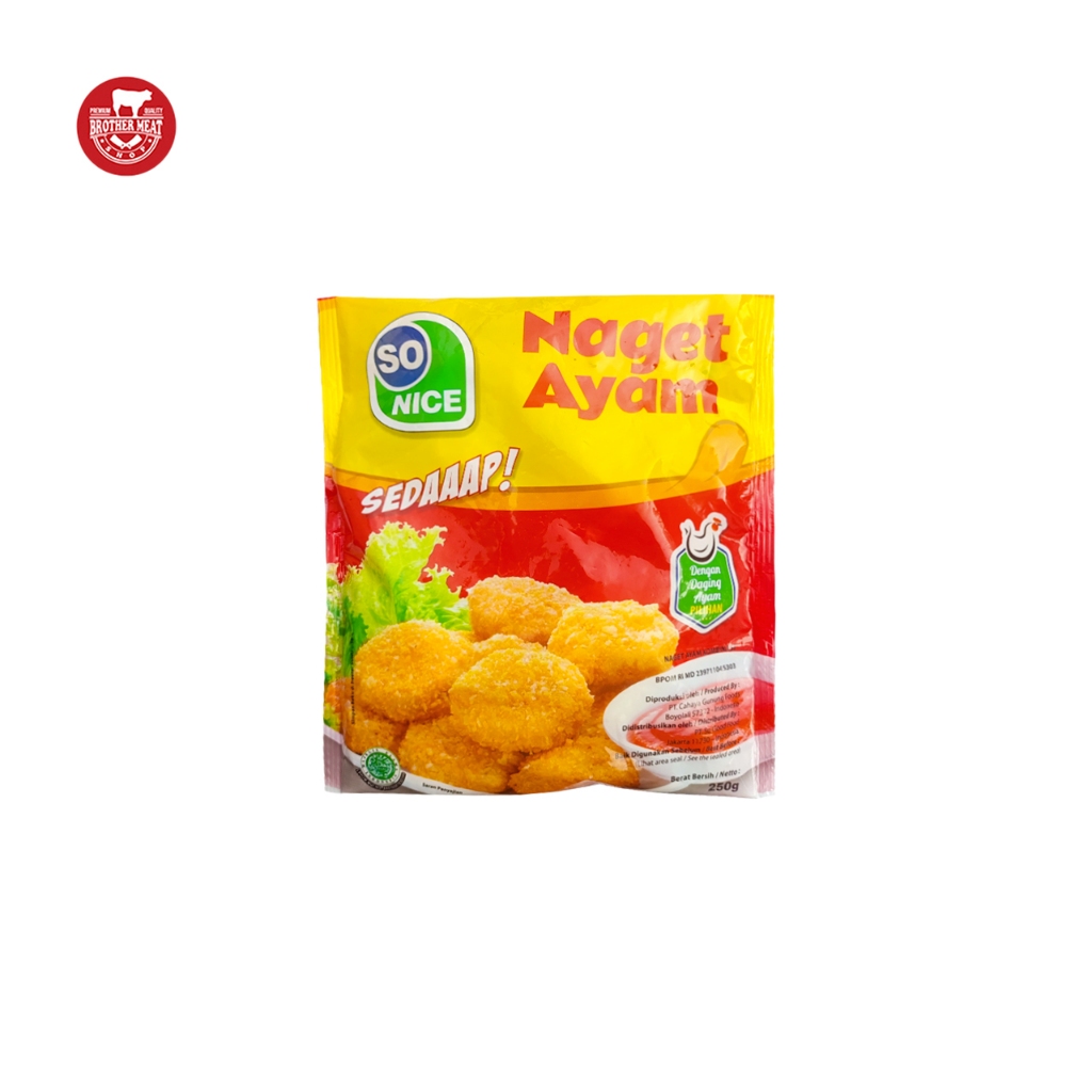 Jual So Nice Chicken Nugget Sedaaap / Nugget Ayam - Brothermeatshop ...