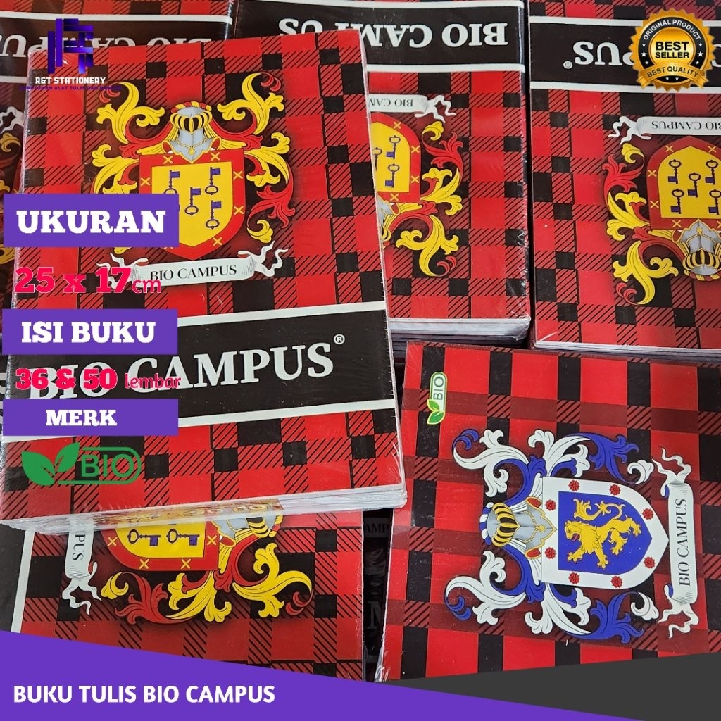 Jual BUKU TULIS BIO CAMPUS 1 PAK ISI 10 BUKU (HARGA MURAH) | Shopee ...