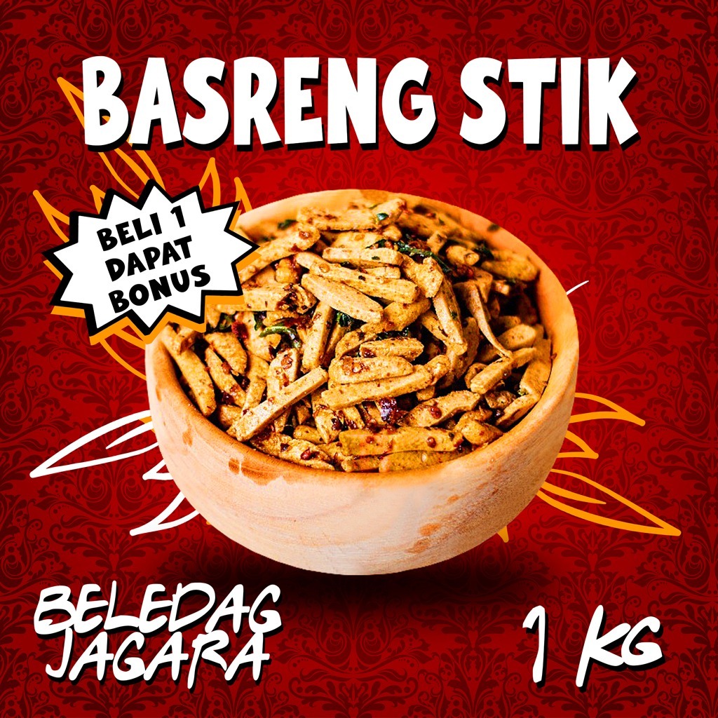 Jual JAGARA - Cemilan Basreng Stik Cikruh Bumbu Melimpah Pedas Ori Daun ...
