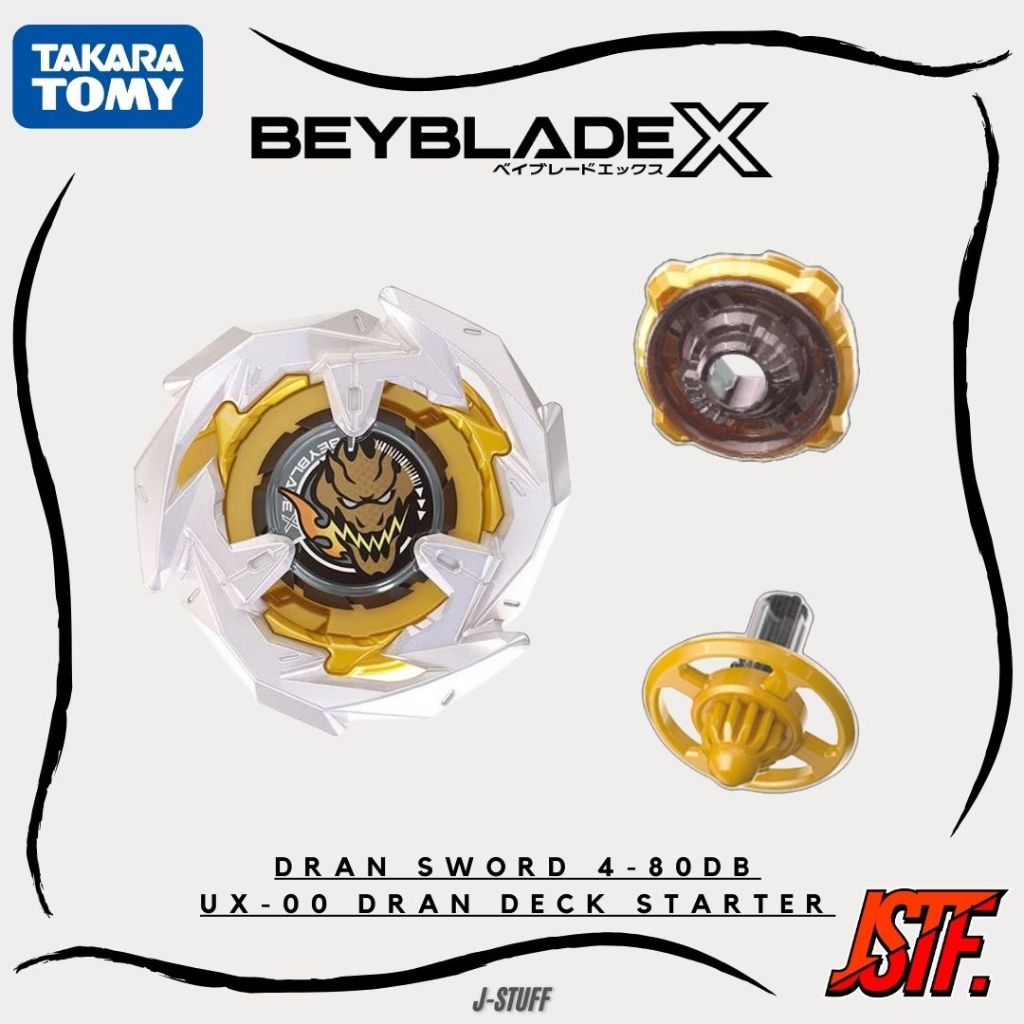 Jual UX-00 Dran Deck Starter Dran Sword 4-80 Disc Ball / Beyblade X ...