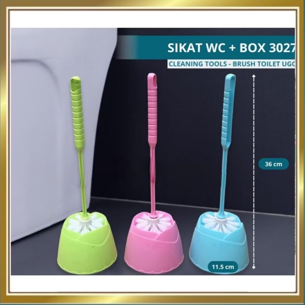 Jual Sikat Toilet WC Gagang Panjang + Tempat Wadah Plastik | Sikat ...