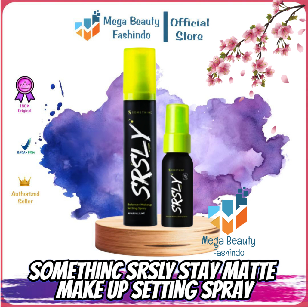 Jual SOMETHINC SRSLY Stay Matte Make Up Setting Spray | Make Up Tahan ...