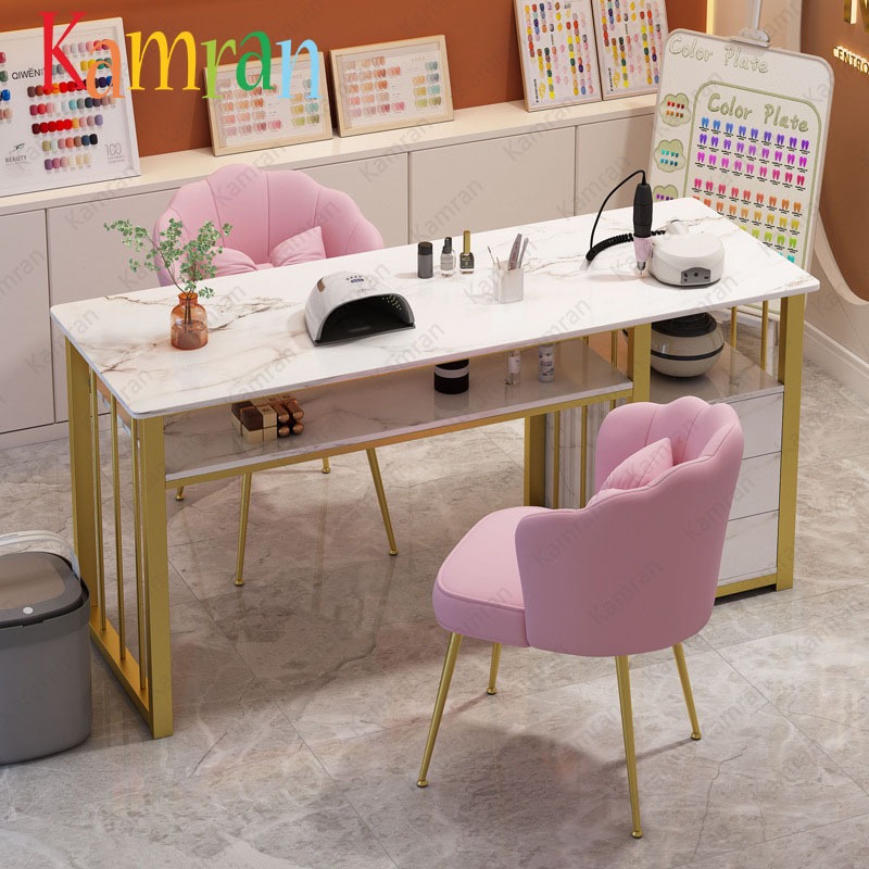 Jual Meja Nail Art Ruangan Rumah 100/120/140/160cm Home Decoration Cafe ...