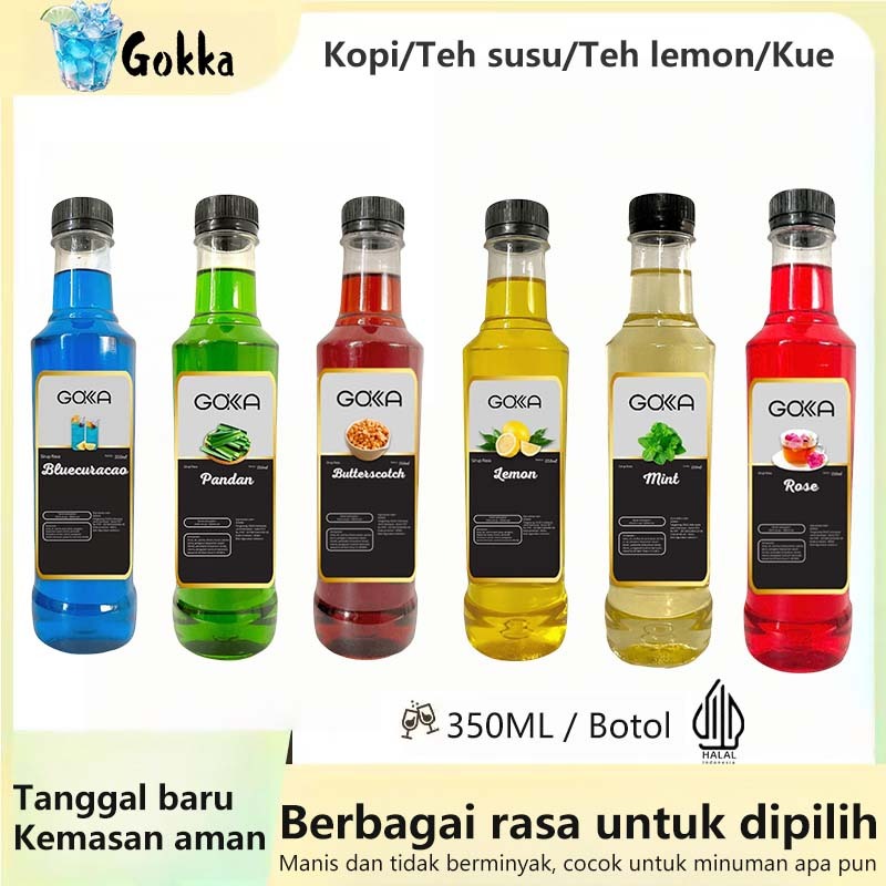 Jual GOKKA Aneka Rasa Syrup / Sirup Semua Varian Rasa / Sirup Rasa ...