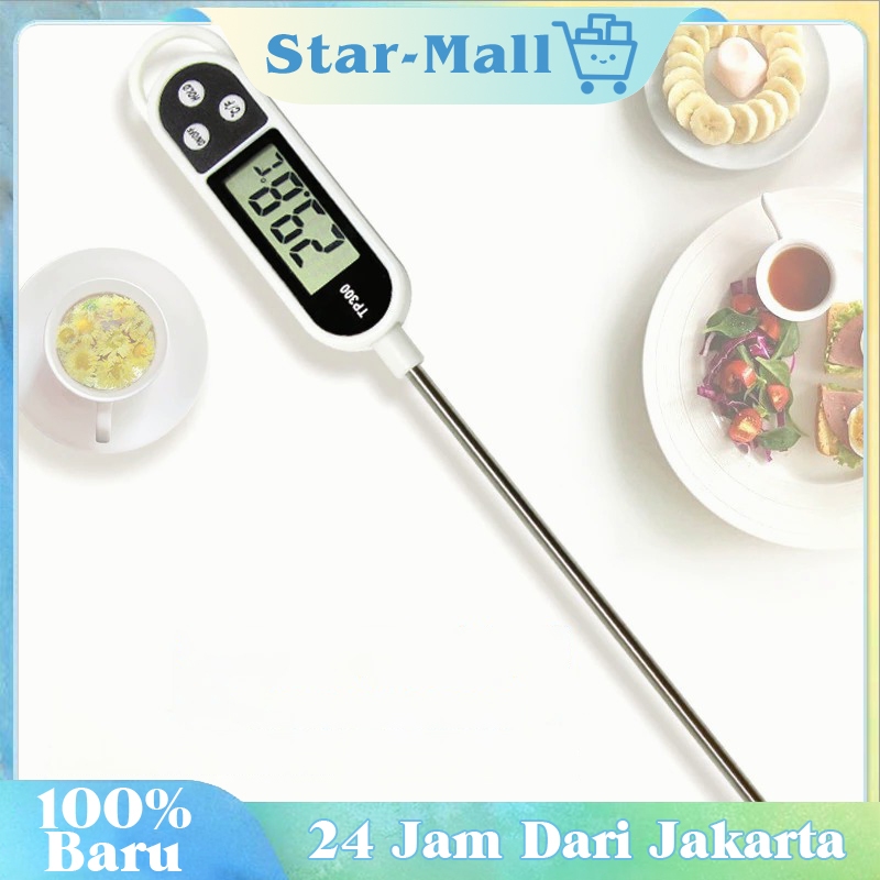 Jual Termometer Makanan Digital 304 Baja Tahan Karat Pengukur Suhu ...