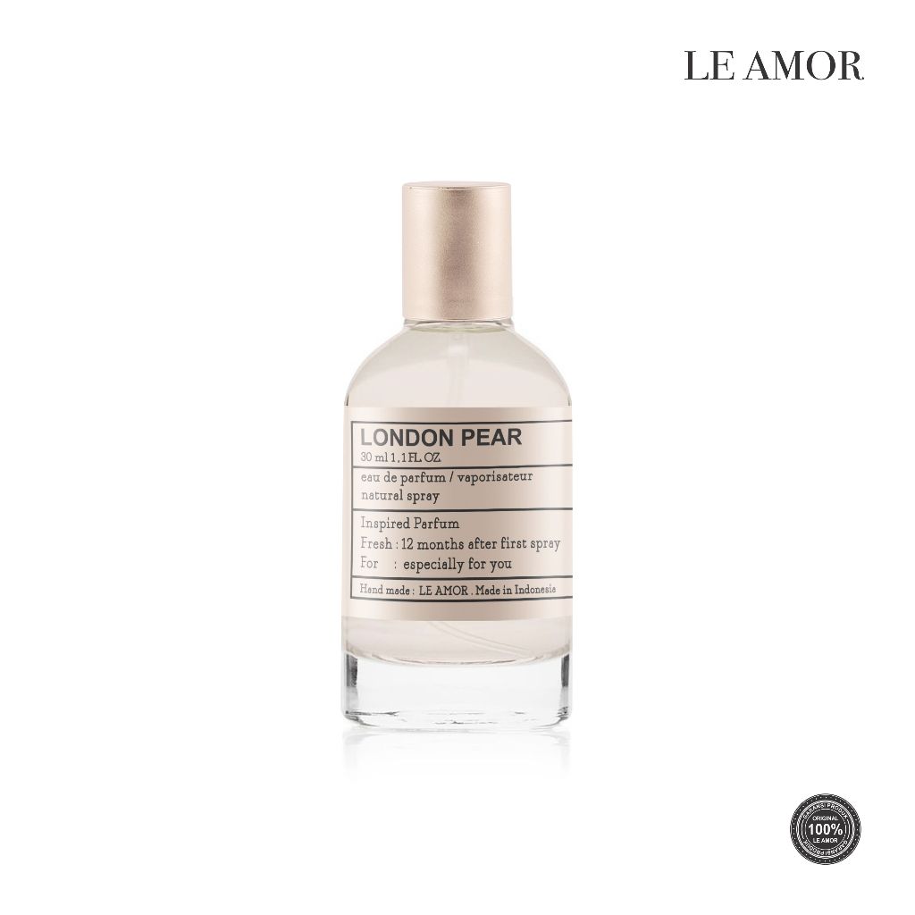 Jual PARFUM WANITA AROMA LONDON PEAR - LE AMOR PARFUM WOMAN- INSPIRED ...