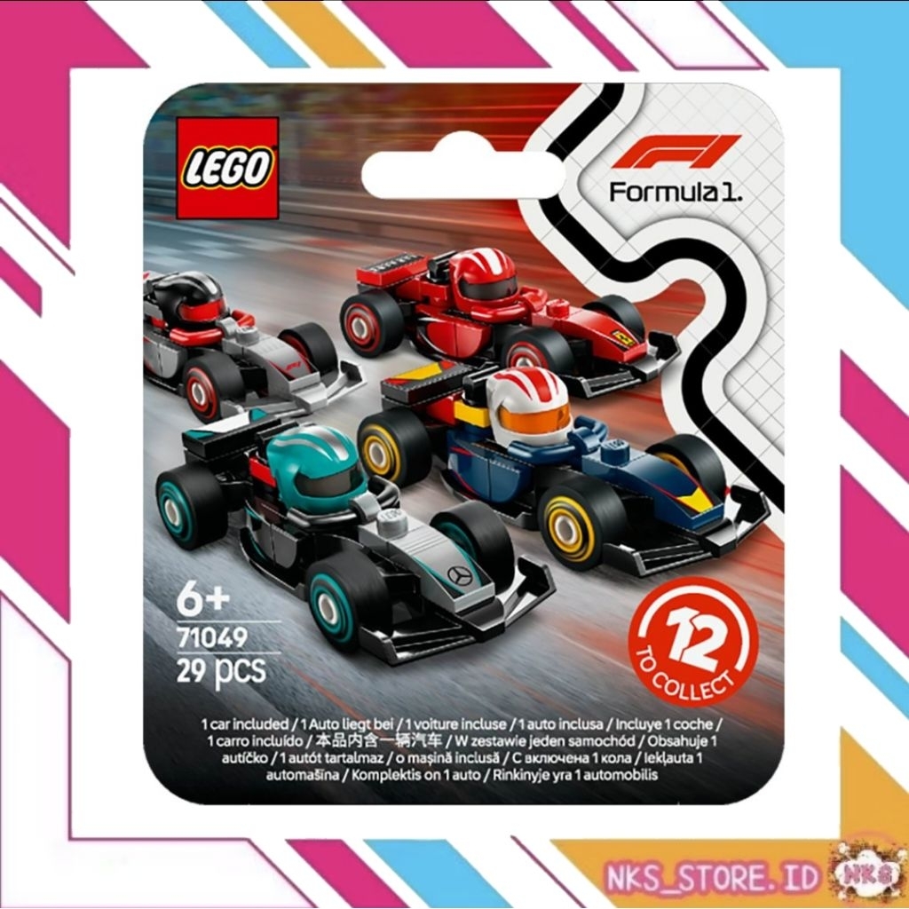 Jual LEGO 71049 Minifigure Collectible Race Cars F1 Racing Sealed ...