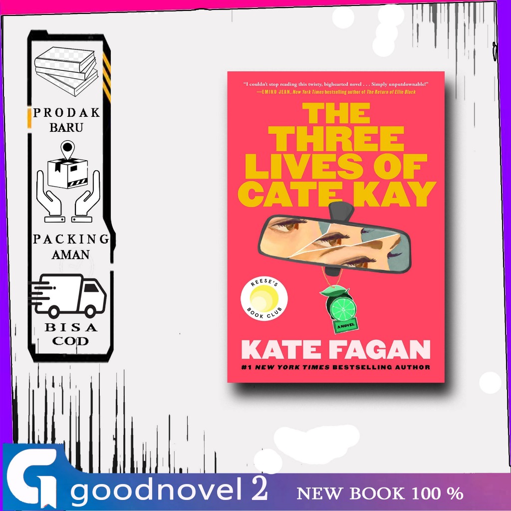 Jual The Three Lives of Cate Kay : Reese's Book Club By Kate Fagan ...