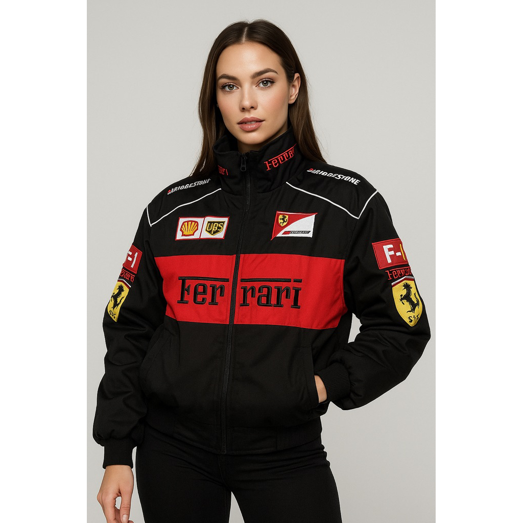 Jual NASCAR JACKET BLACK F1 FERRARI - RACING JACKET F1 FERRARI ...