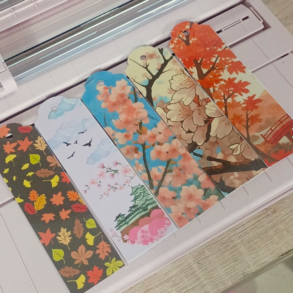 Jual Bookmark Pembatas Buku Tema Aesthetic Japanese Harga Satuan Bahan ...