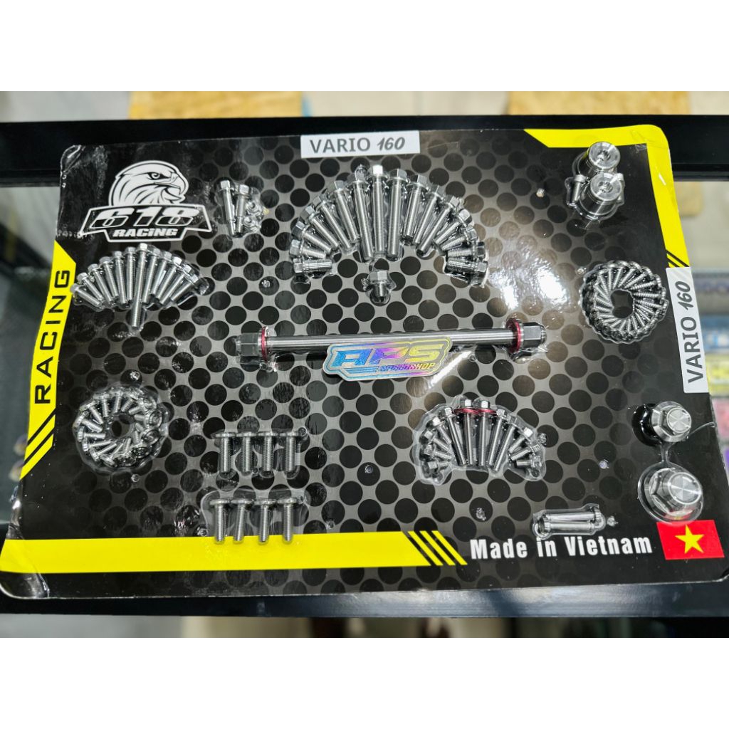 Jual Baut Set Stanlis Inox 304 618 Racing Vietnam Honda Varion160 PCX ...