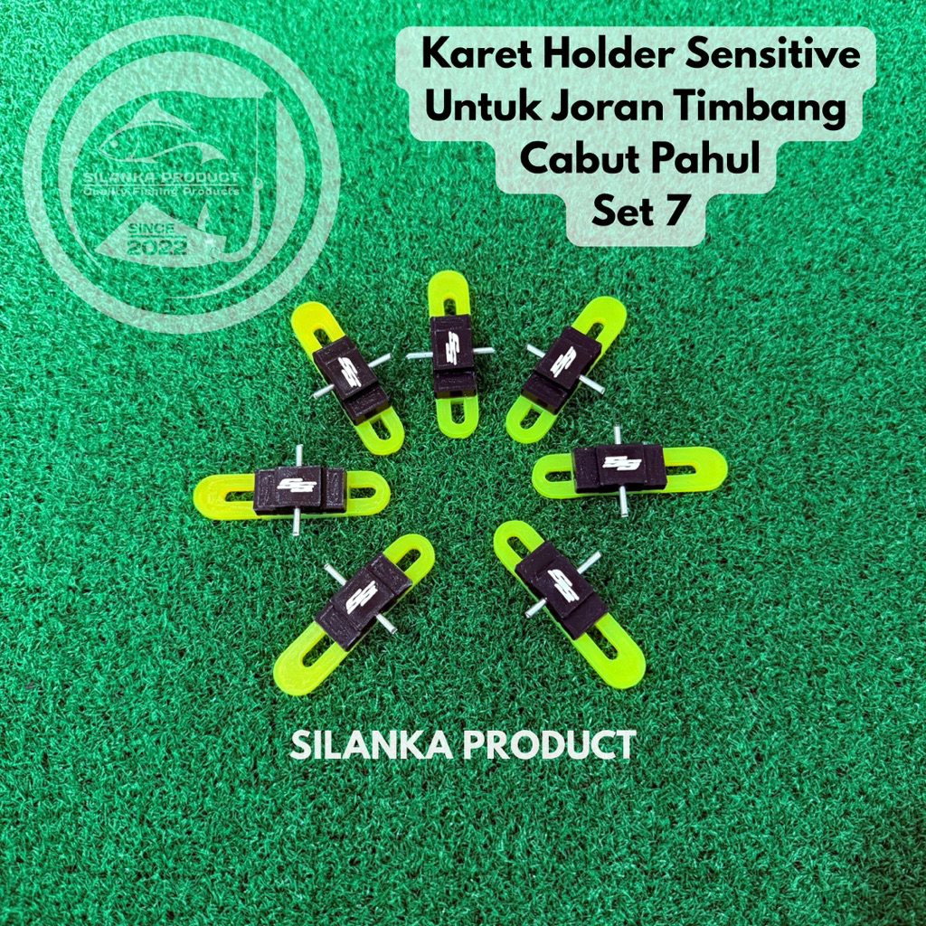Jual Karet Holder Senstive Joran Timbang Cabut Pahul Set 7 termurah | Shopee Indonesia