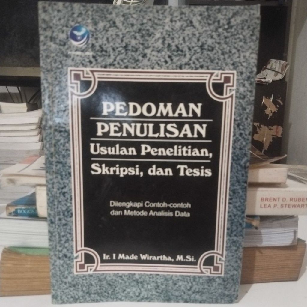 Jual buku Pedoman Penulisan Usulan Penelitian, Skripsi dan Tesis ...