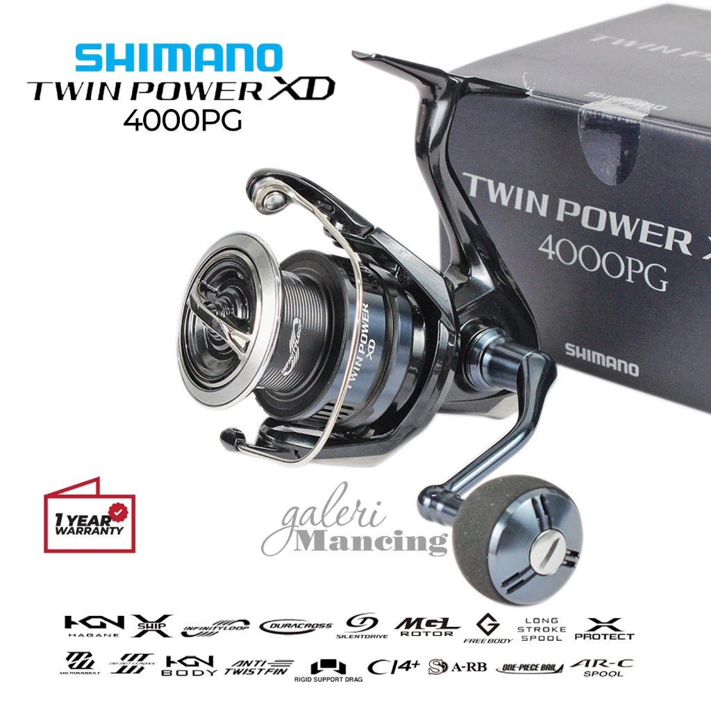 Jual Reel Spinning Shimano Twin Power XD 2025 3000s/d5000 | Hagane Body Long Strike Spool ...