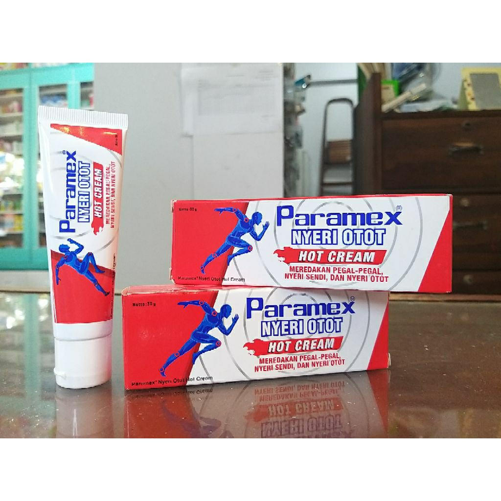 Jual PARAMEX NYERI OTOT HOT CREAM 30 GR | Shopee Indonesia