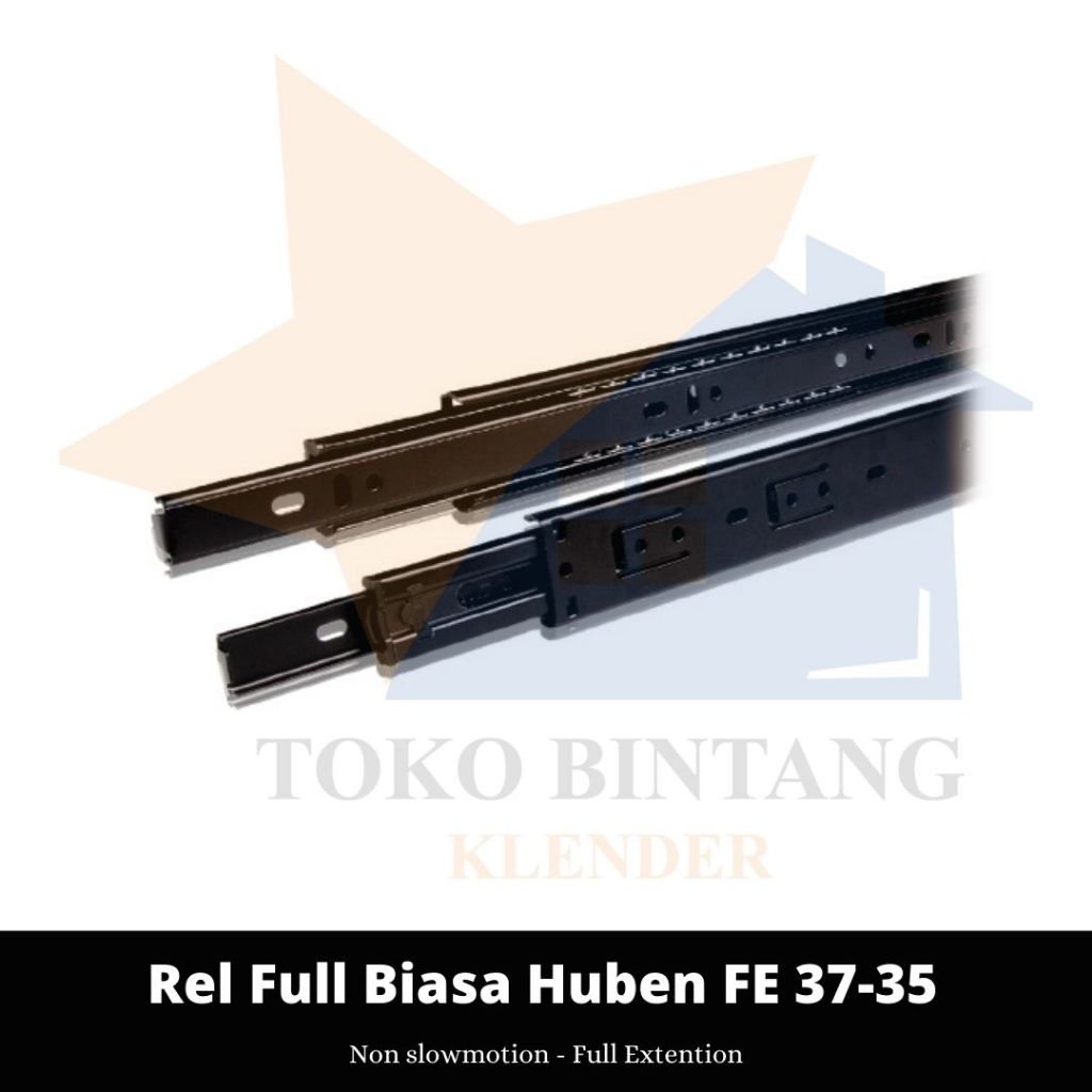 Jual Rel Full Biasa Huben FE 37 - 35cm (pcs) | Shopee Indonesia