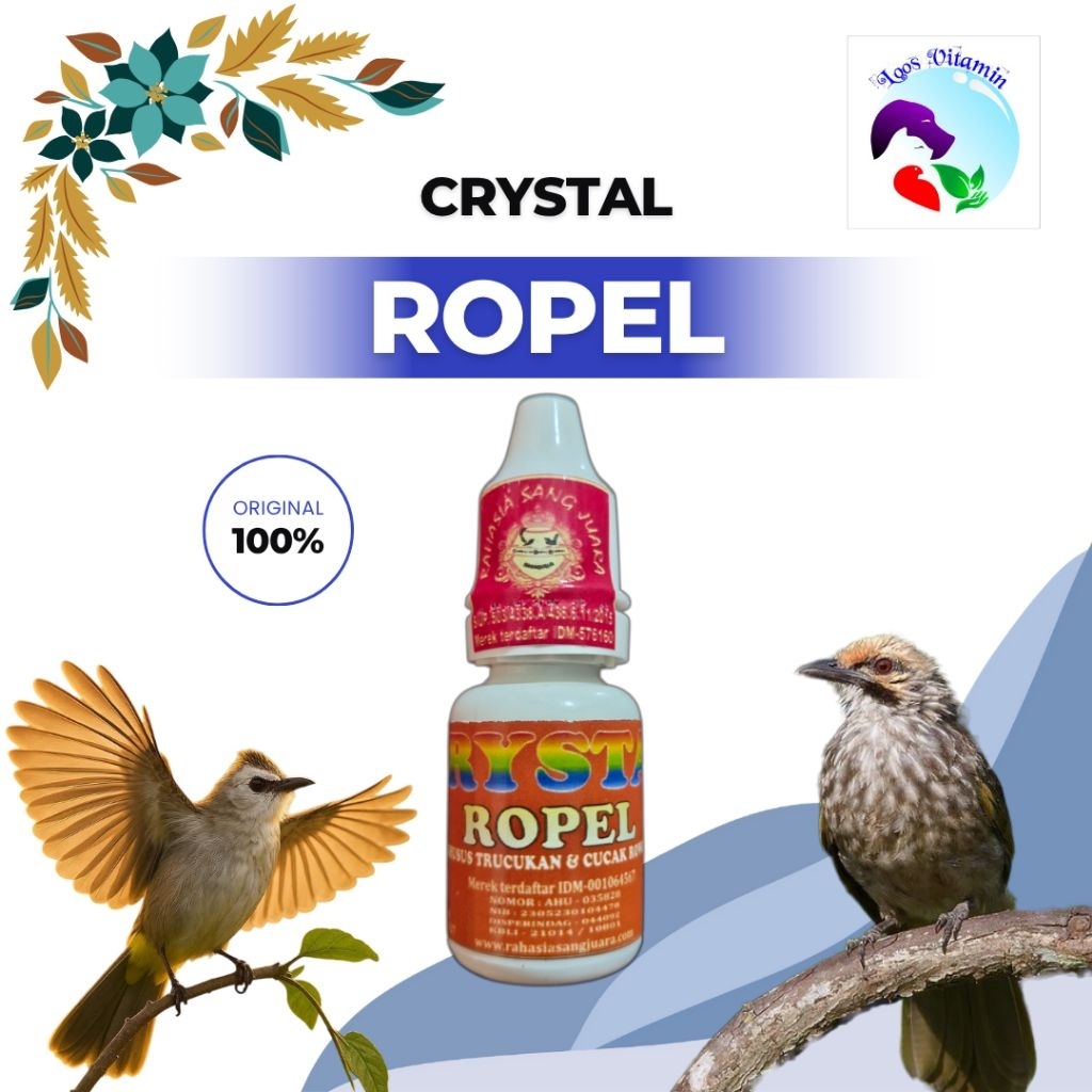 Jual Crystal Ropel Vitamin Cucak Rowo Trucukan Gacor Ropel Konslet 15 ...