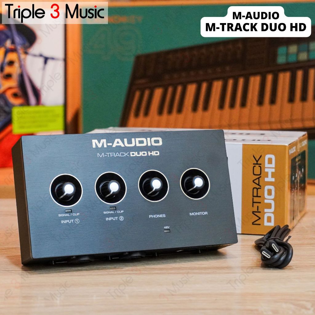 Jual M-AUDIO M-TRACK DUO HD 2 in 2 out audio interface USB C 192 khz ...