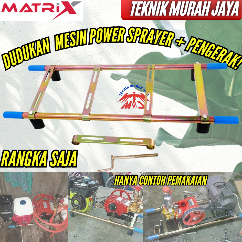Jual MATRIX Dudukan Rangka Mesin Power Sprayer Sanchin Setting Frame ...