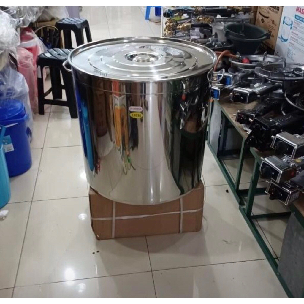 Jual panci stainles steel besar 50 cm sus 304 tebal 50 x 50 cm | Shopee ...
