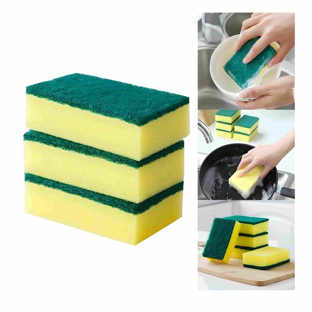 Jual Spons Busa Cuci Piring / Spons 2 Sisi Halus Kasar | Shopee Indonesia