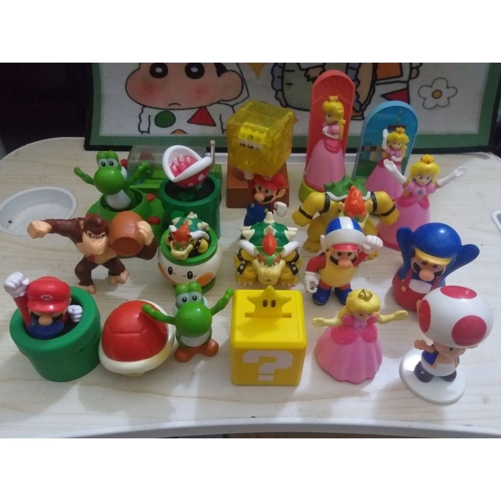 Jual Mainan Happy Meals MCD Super Mario Bross | Shopee Indonesia